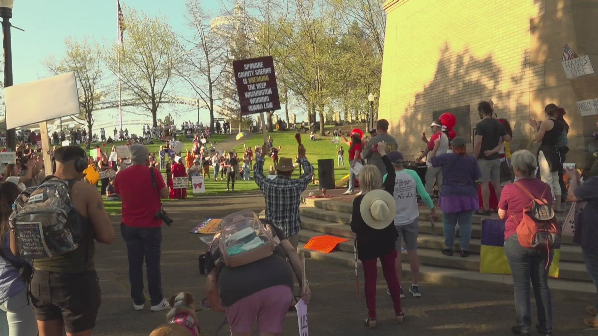 Hundreds in Spokane gather for May Day protest to support immigrant ...