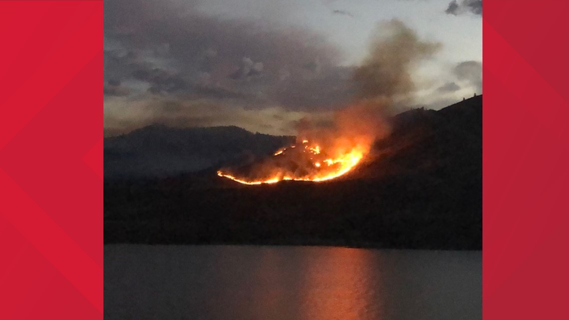 Lightning may have sparked fire burning on Colville Indian Reservation ...