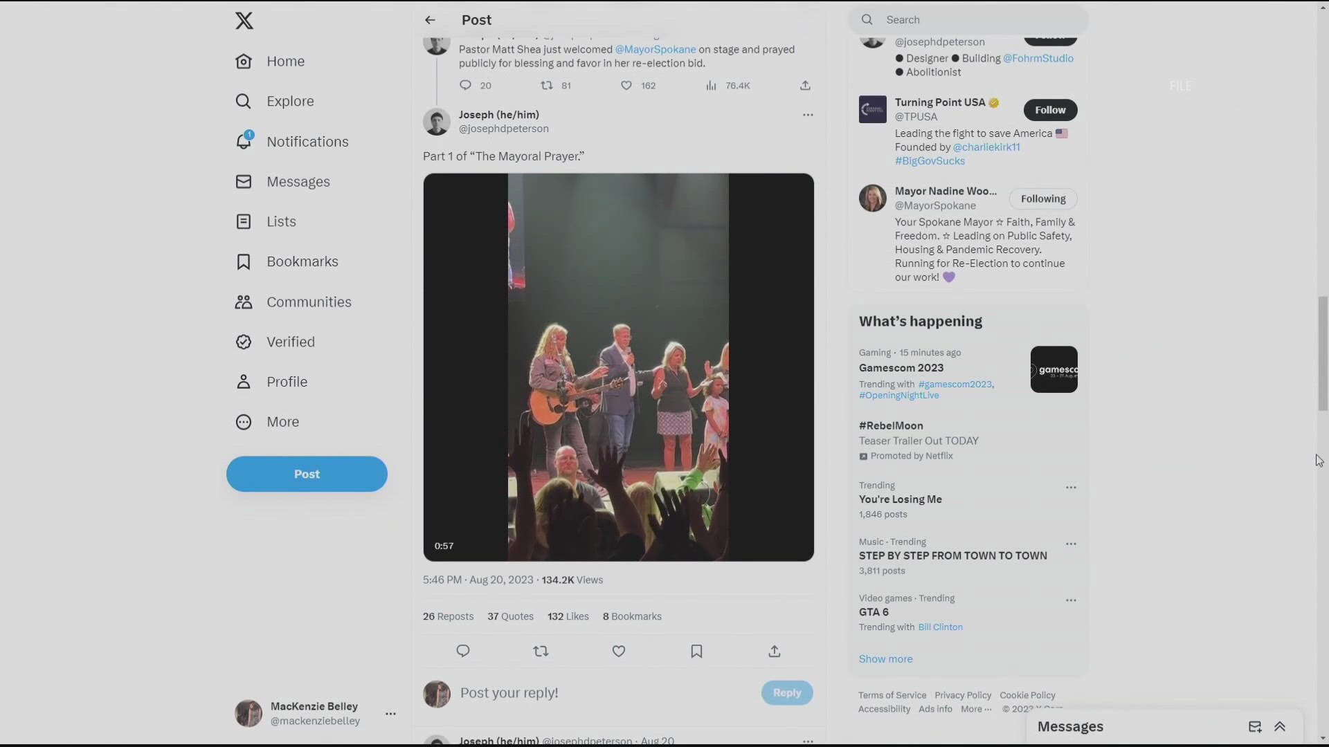 Matt Shea files federal lawsuit against City of Spokane | krem.com