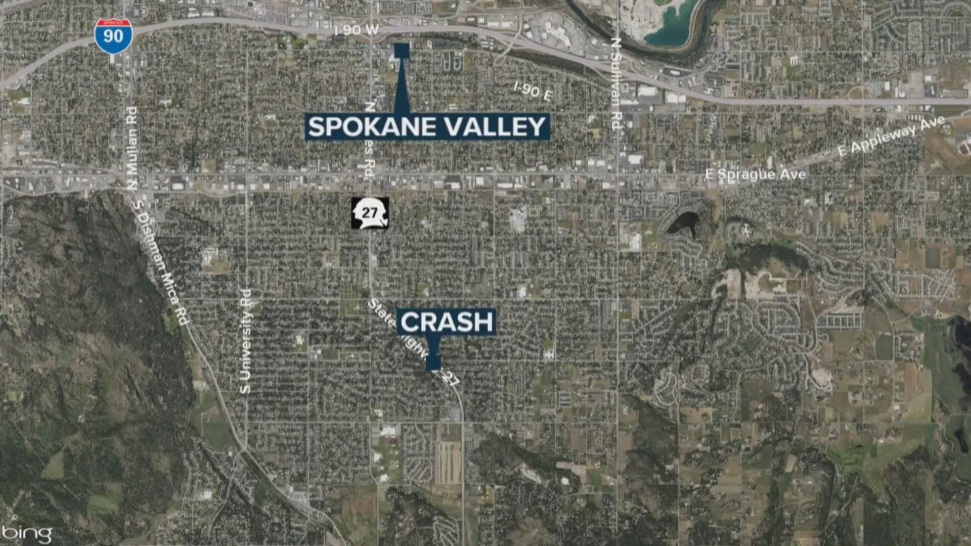 One person injured in three-car hit and run crash in Spokane Valley ...