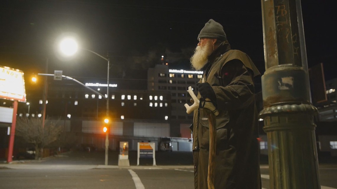 Spokane veteran spends mornings with homeless residents | krem.com