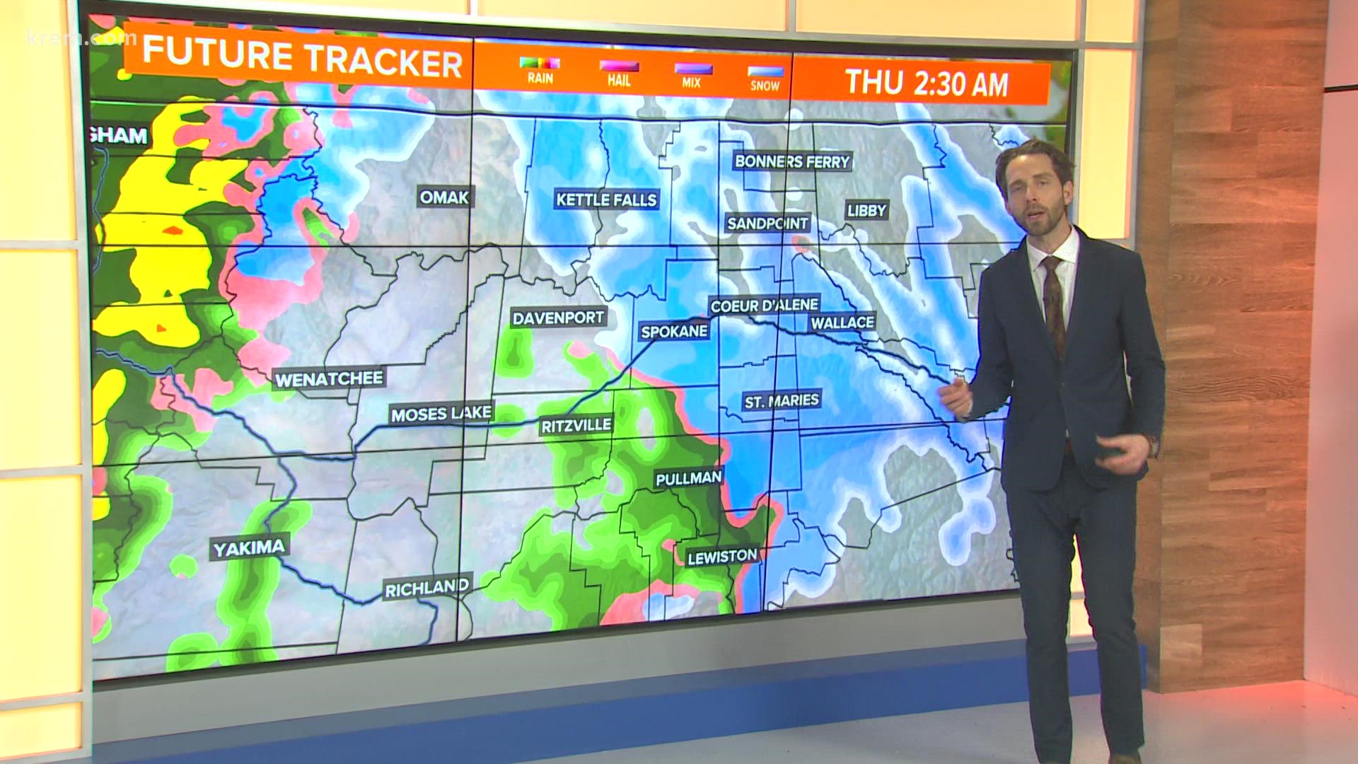 Snow, freezing rain expected for Inland Northwest on Thursday | krem.com
