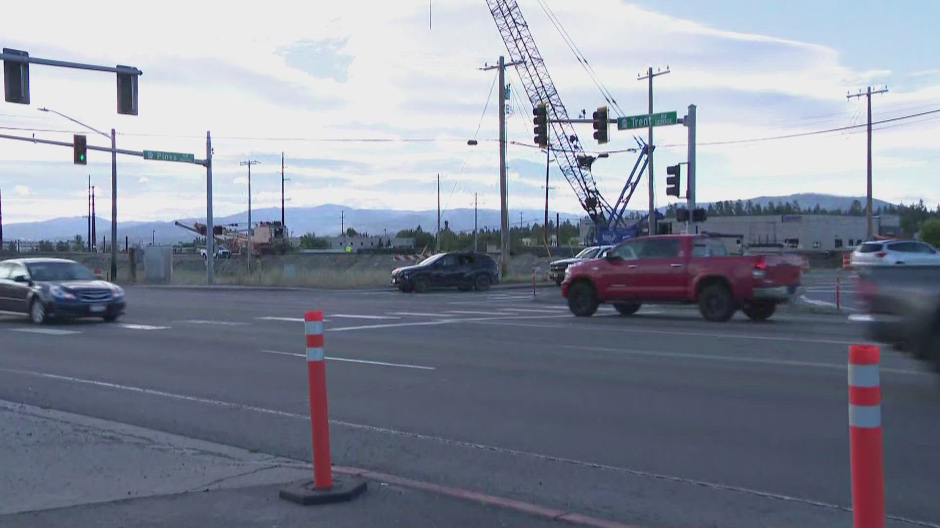Pines Road in Spokane Valley closing July 10 for Rail Bridge ...