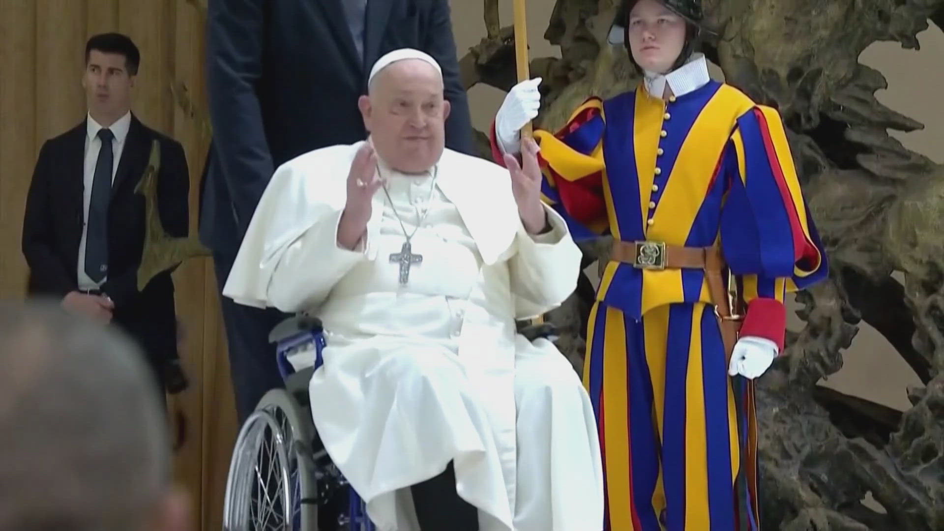 Pope Francis hospitalized again | krem.com