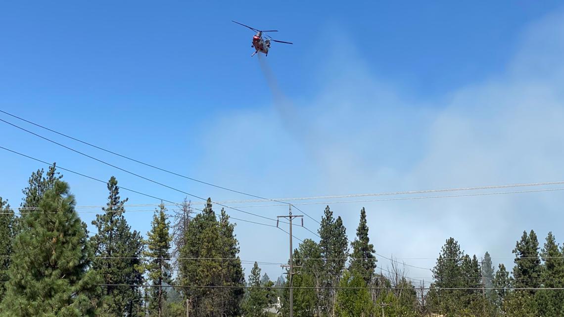 Evacuations lifted for Sunset Fire near Spokane Airport | krem.com