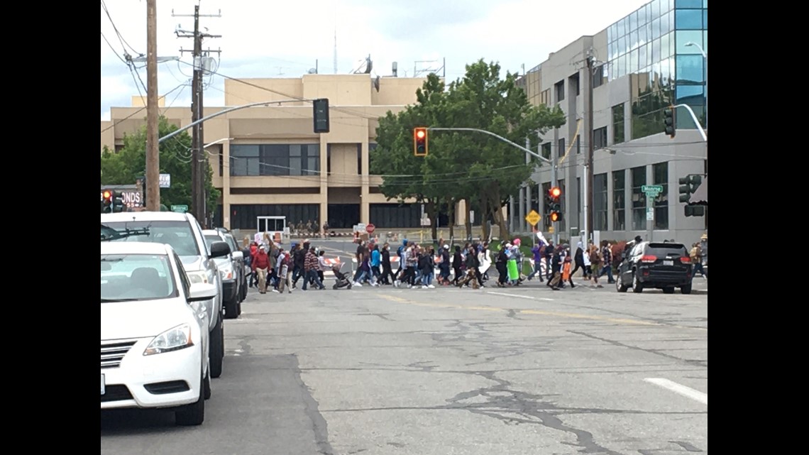 Thousands protest in downtown Spokane over police brutality | krem.com