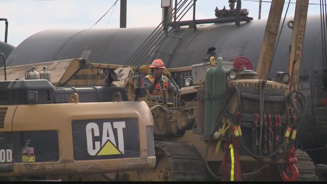 Union Pacific: Two trains derailed in 24 hours in same Spokane yard ...