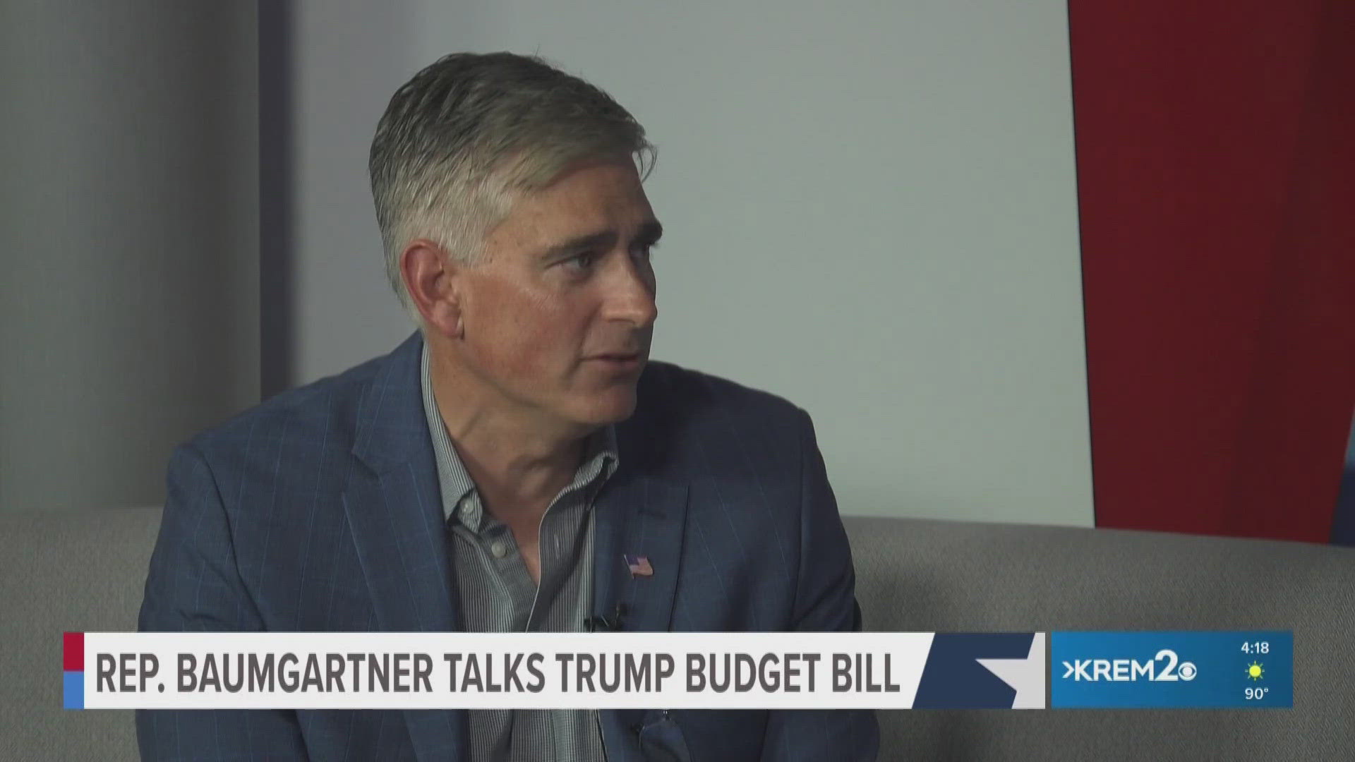 Eastern Washington Congressman Michael Baumgartner speaks on Trump ...