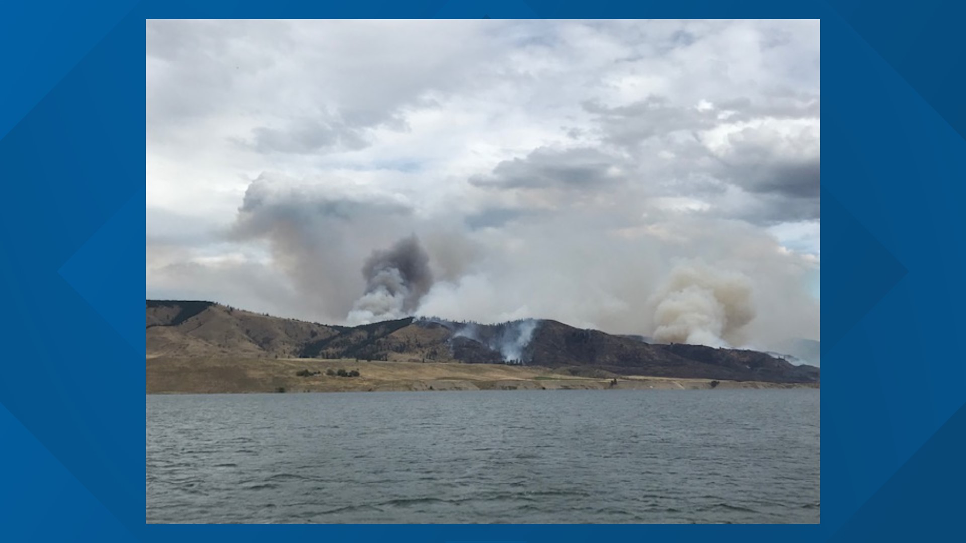 Williams Flats Fire on Colville Reservation still burning, but fully ...