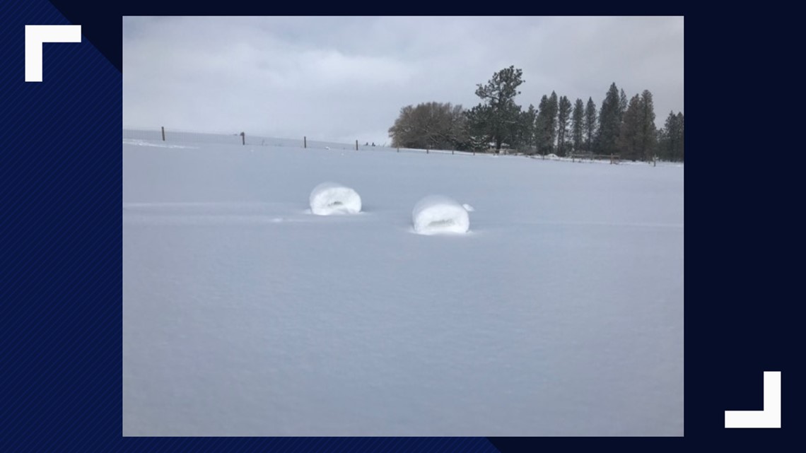 What are rare 'snow rollers' and how do they form? | krem.com