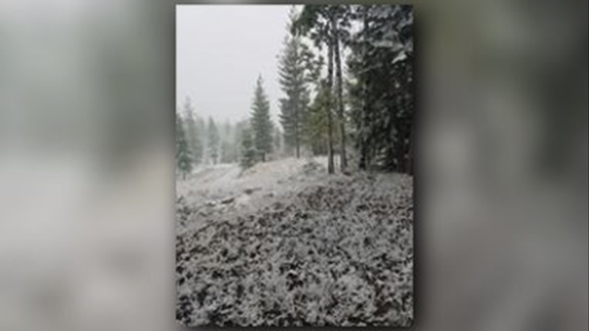 Cold, snowy Spokane weather sets records in September | krem.com