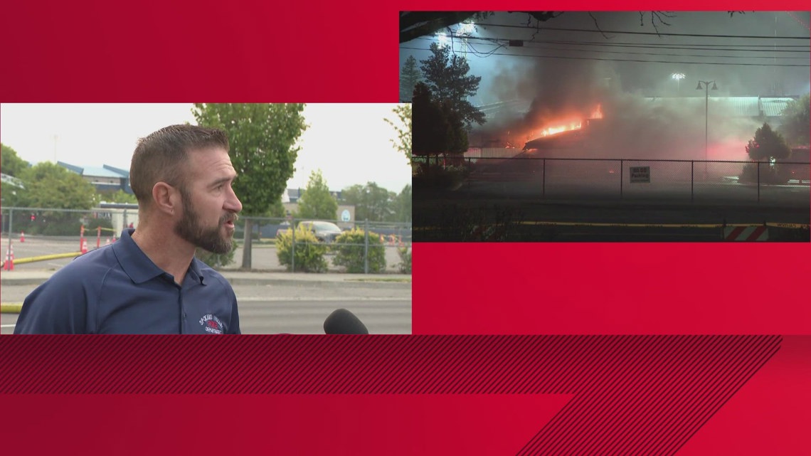 Spokane Valley Fire Department gives update on Avista Stadium fire ...