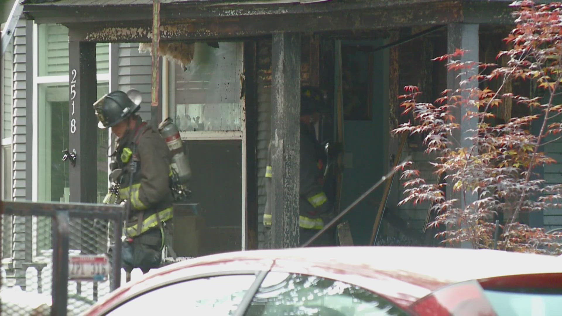 1 injured, 2 displaced after house fire in West Central Spokane | krem.com