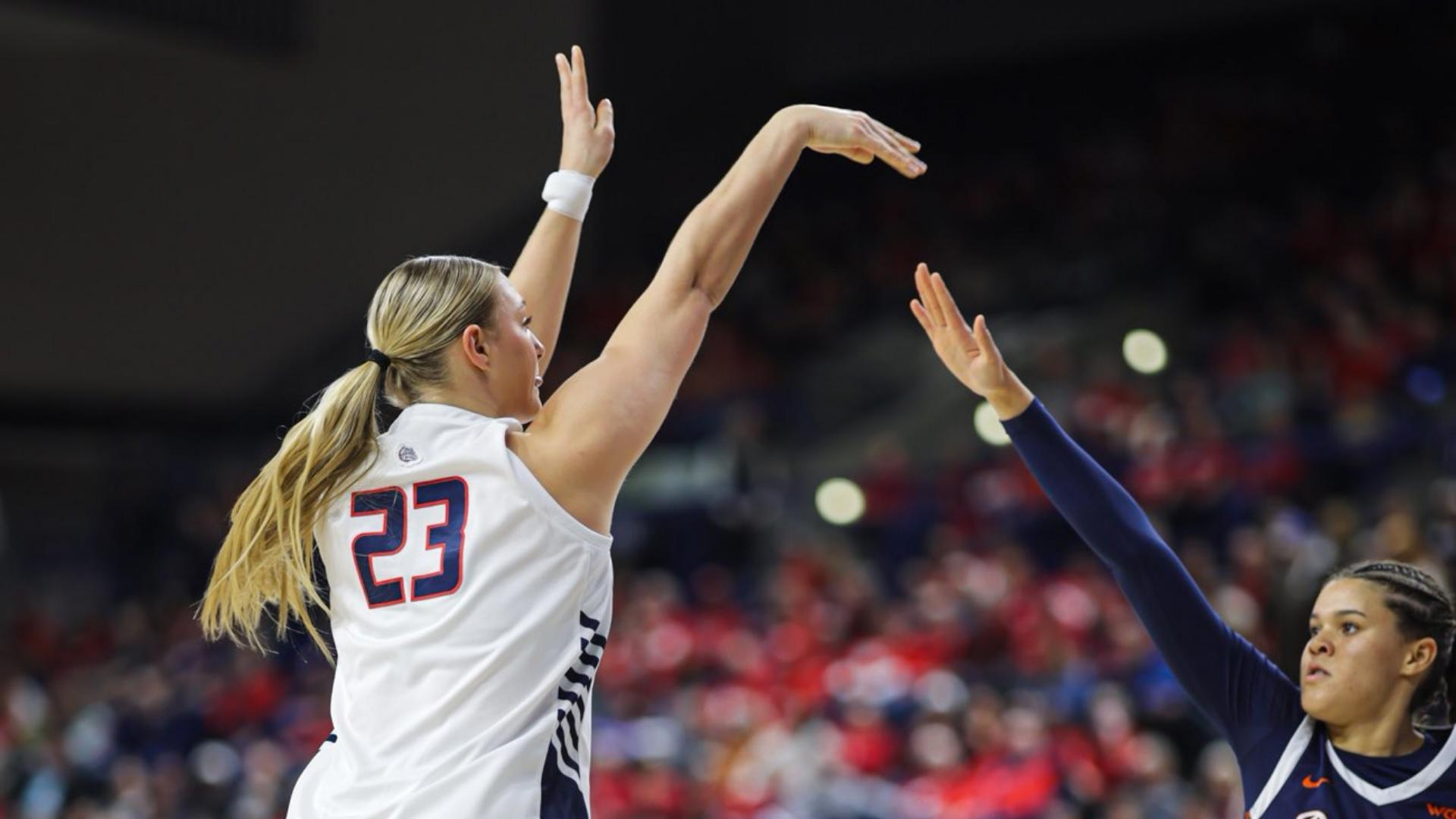 Jaiden Haile posts career night as Gonzaga women knock off Pepperdine ...