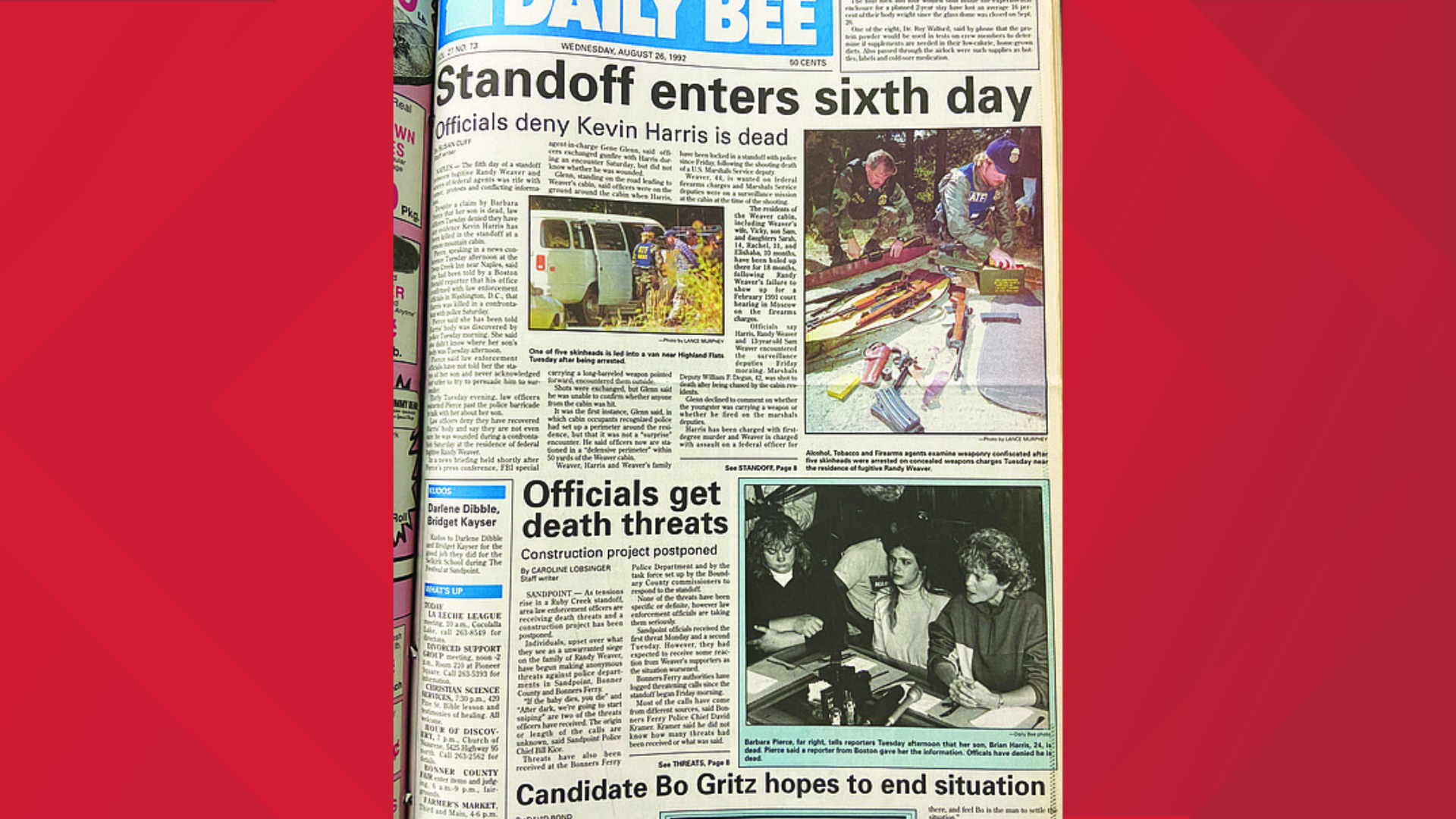 Looking back on the Ruby Ridge standoff 30 years later | krem.com