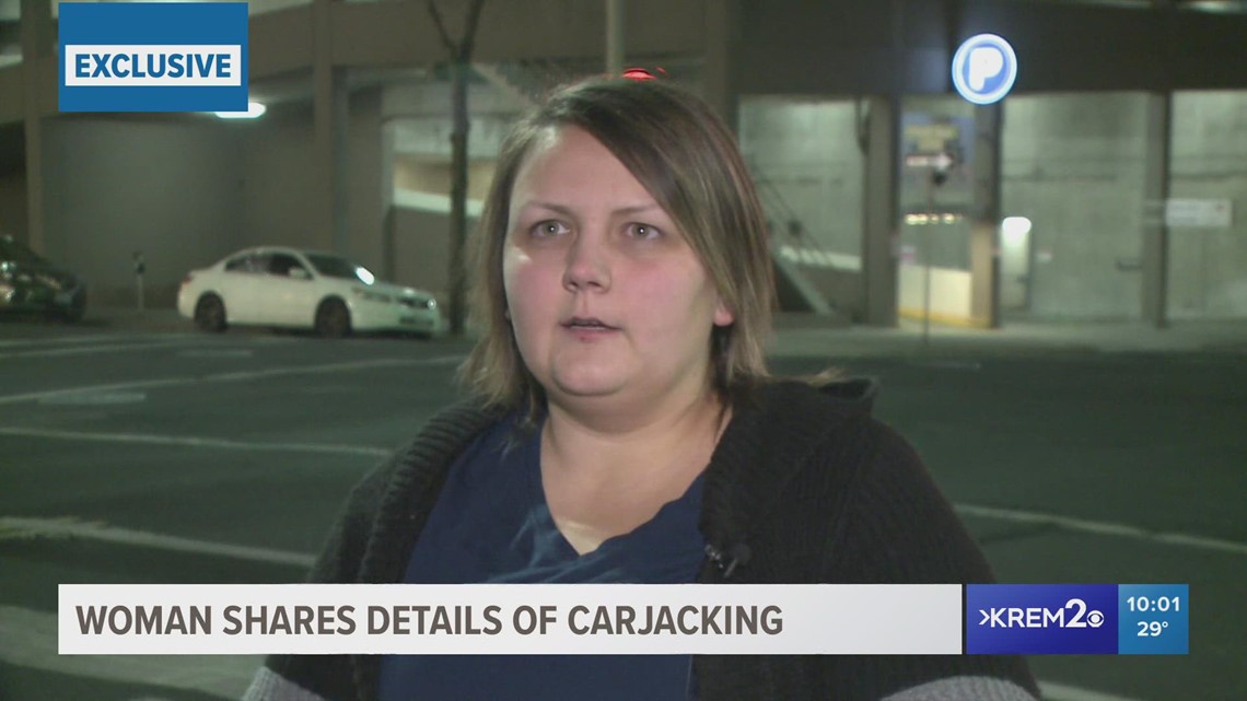 Spokane carjacking victim speaks out about experience, how she helped ...