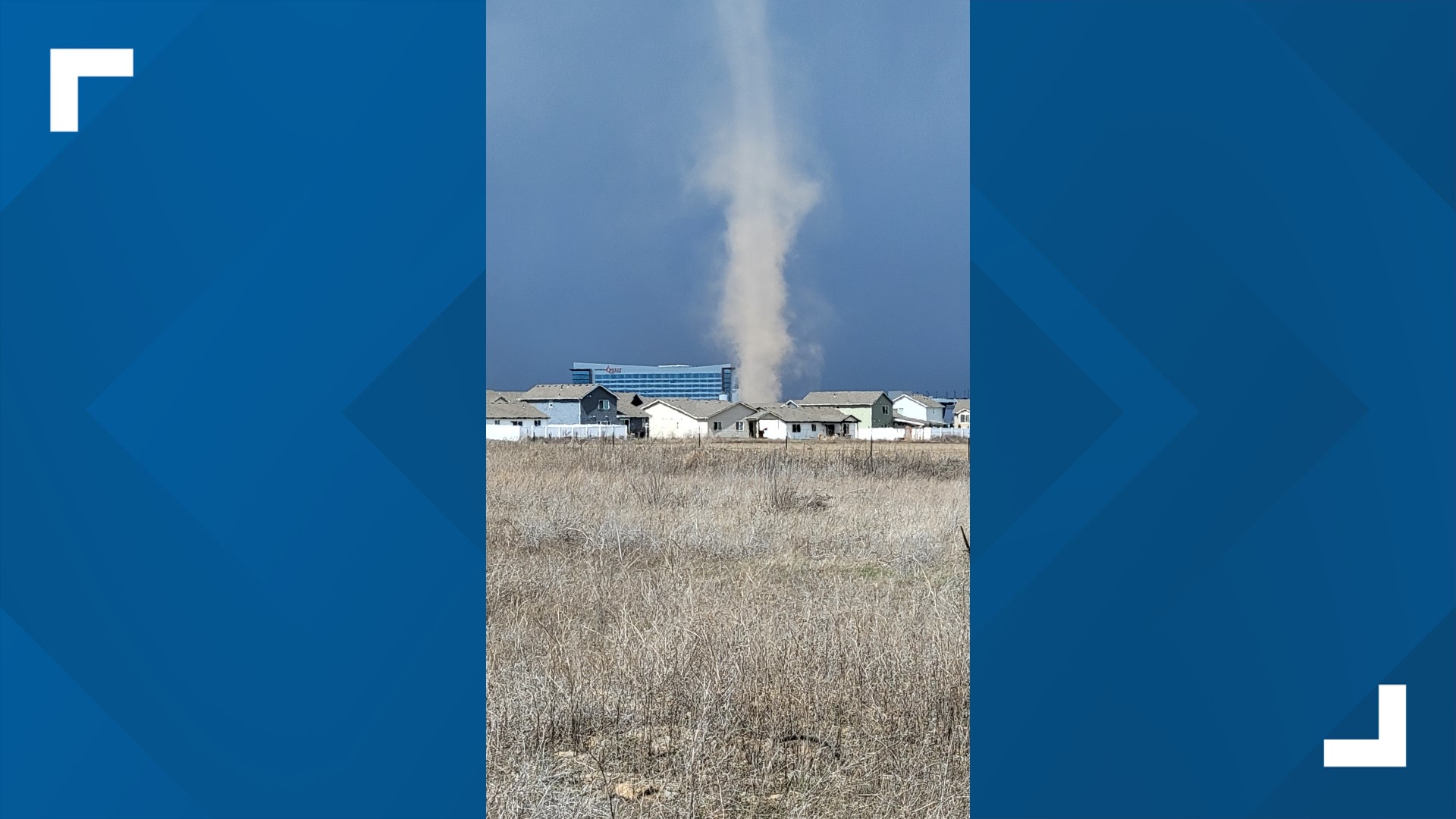 Large dust devil spotted over Airway Heights | krem.com