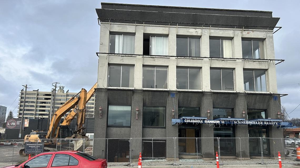 Johnston Building making way for Sherman Tower in downtown Coeur d ...
