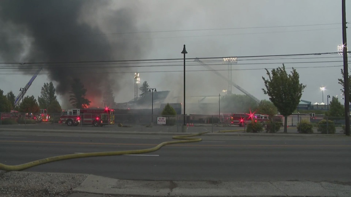 Cause of Avista Stadium fire revealed by fire officials | krem.com