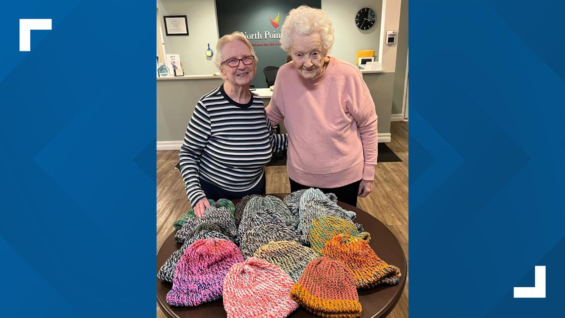 Spokane North Point Village residents handmake hats to donate to ...