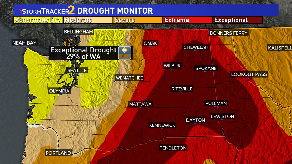 Washington drought improves after fall rain events | krem.com