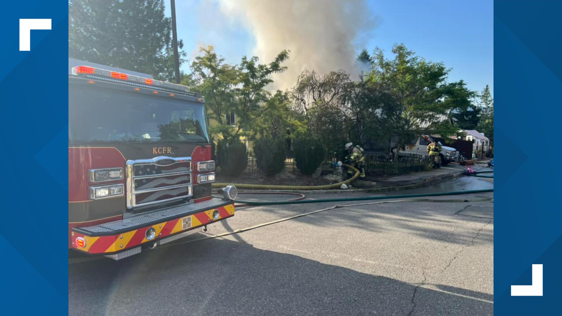 Post Falls house fire displaces mother and nine kids | krem.com