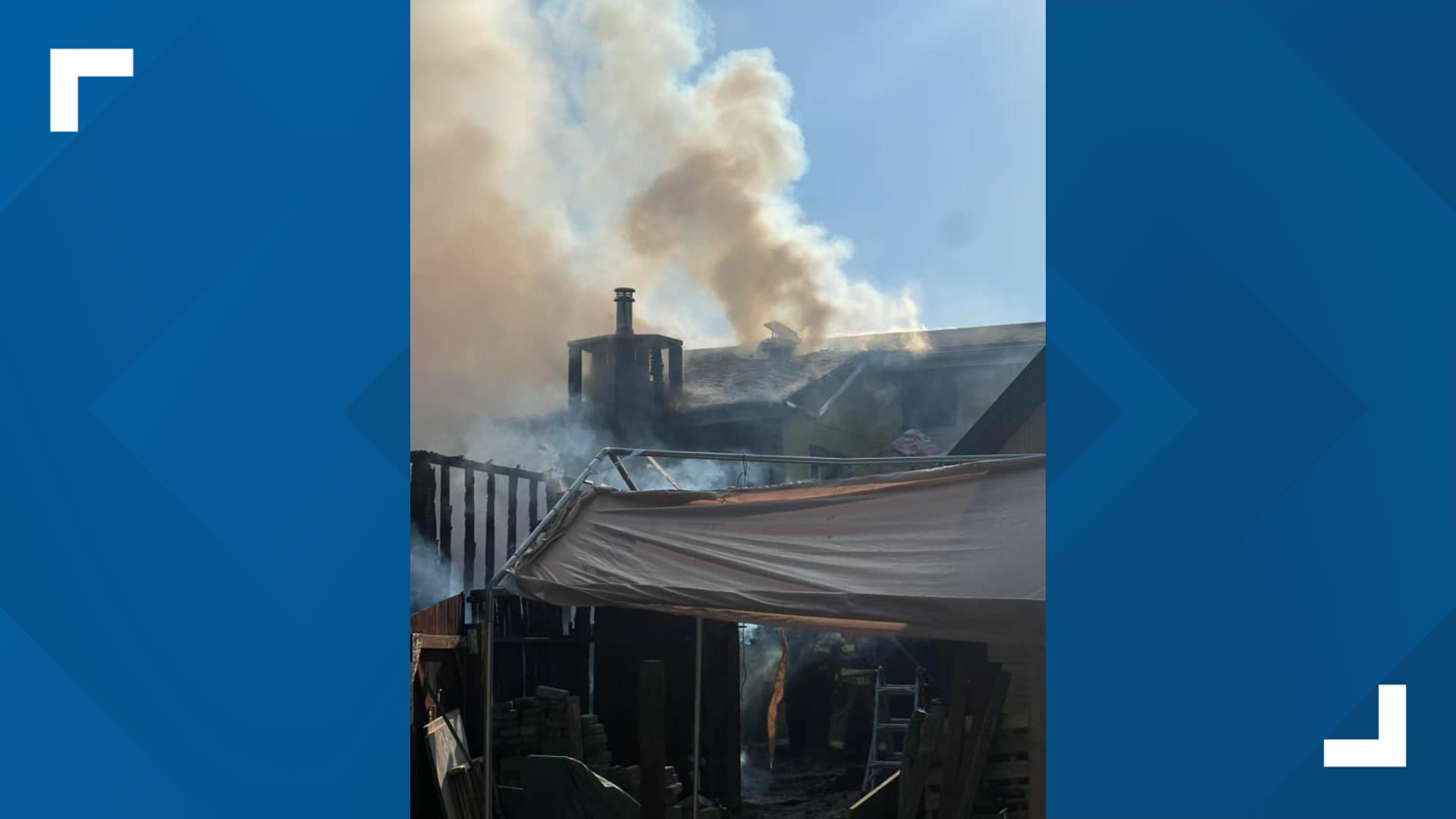 Post Falls house fire displaces mother and nine kids | krem.com