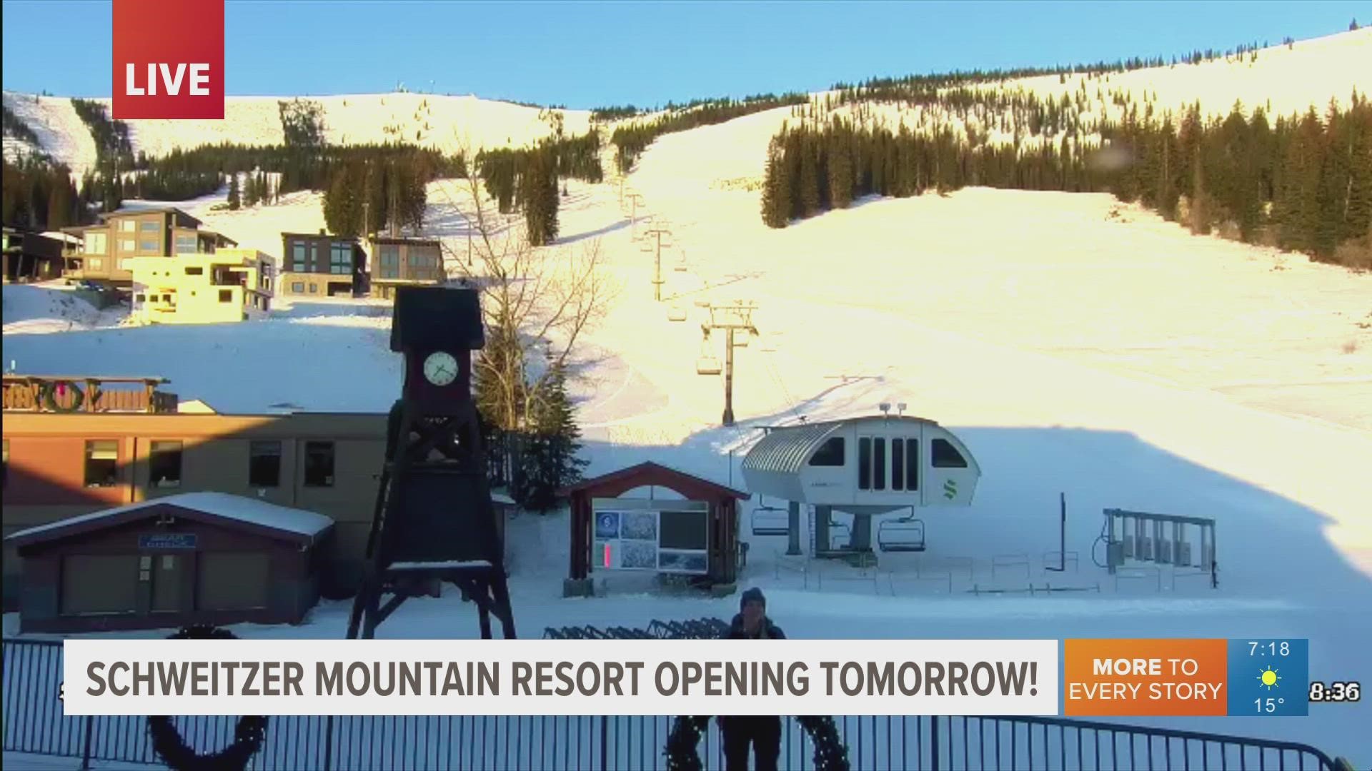 Schweitzer Mountain Resort opens this weekend | krem.com