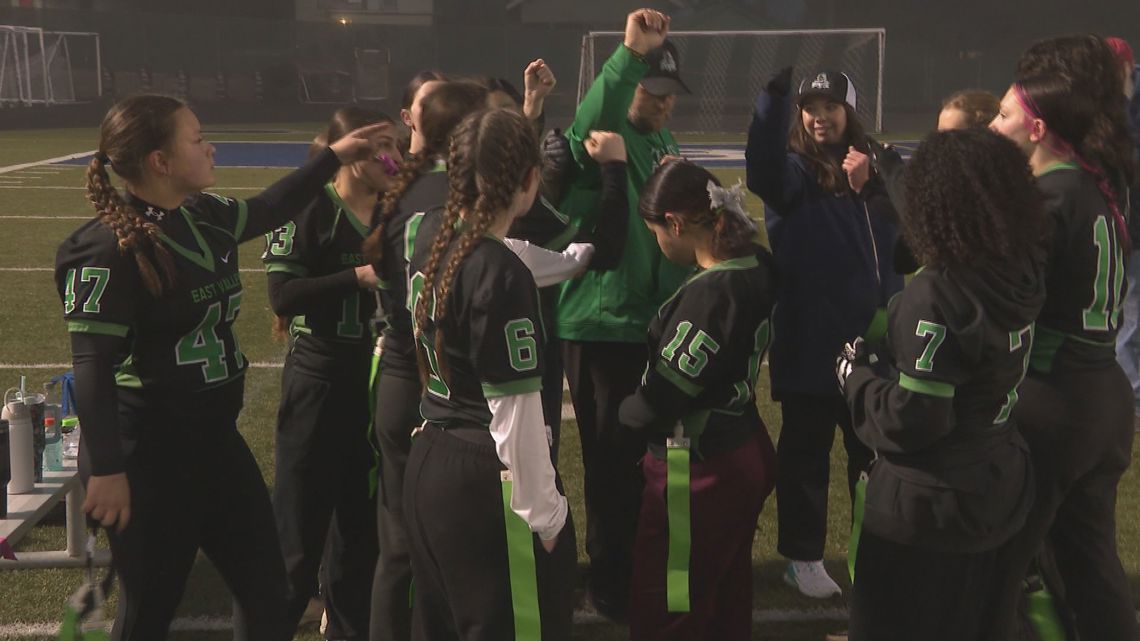 East Valley and Gonzaga Prep play first girls' high school flag ...