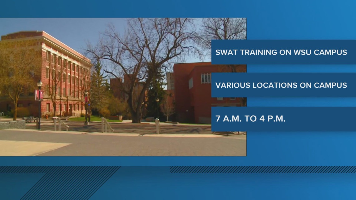 Whitman County Regional SWAT Team conducting training on Washington ...
