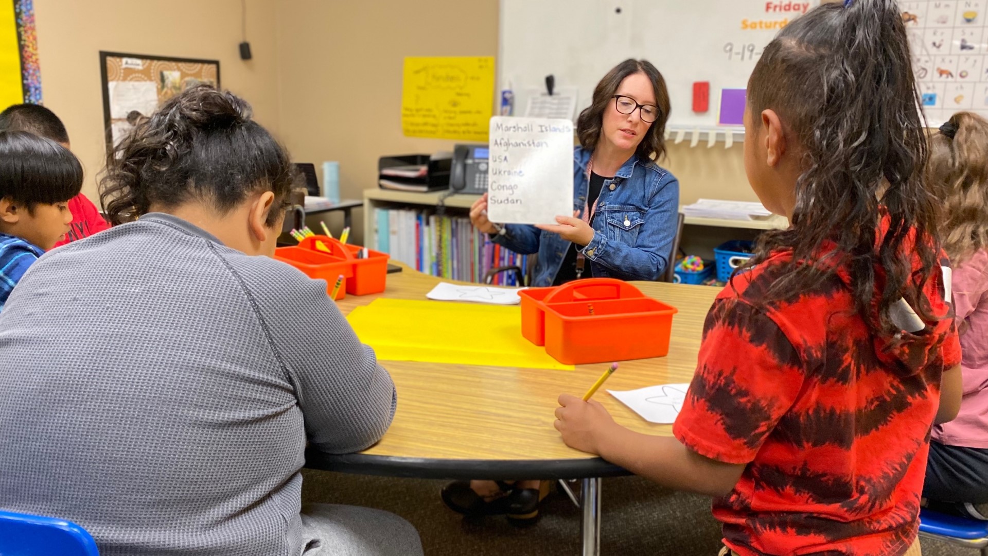 Checking out the fun activities going on at Audobon Elementary | krem.com