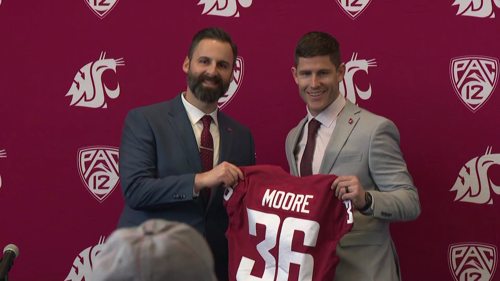 Kirby Moore introduced as 36th head football coach at Washington State ...