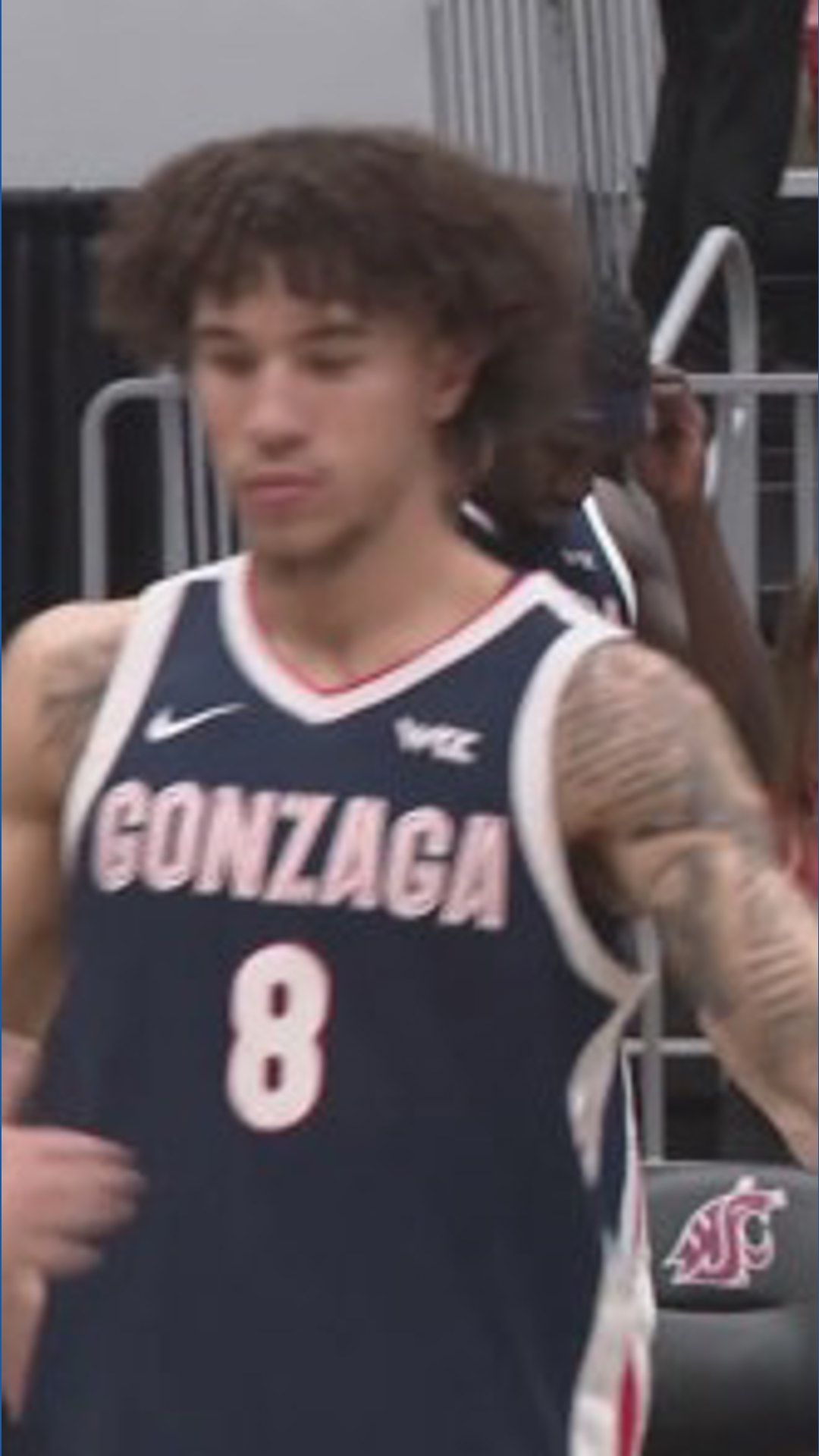 Graham Ike's 11th double-double lifts Zags over Washington State | krem.com