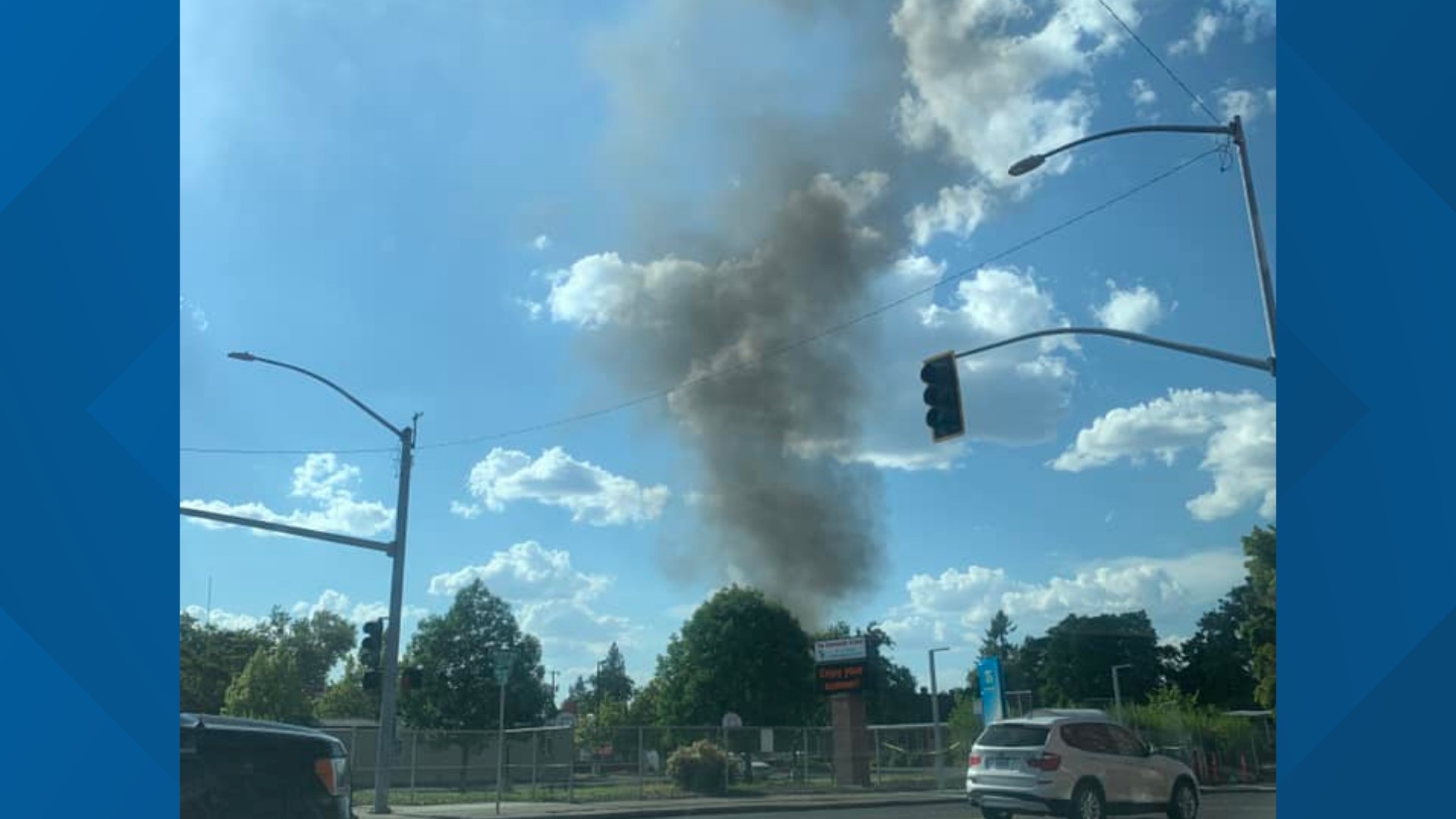 Detached garage fire reported near West Central Spokane | krem.com