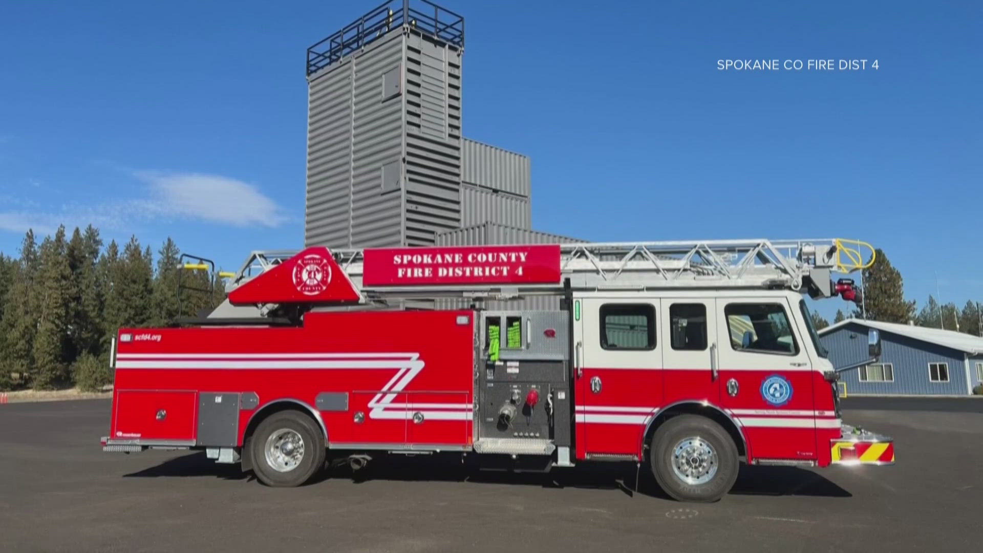 Spokane County Fire District 4 welcomes new fire truck | krem.com