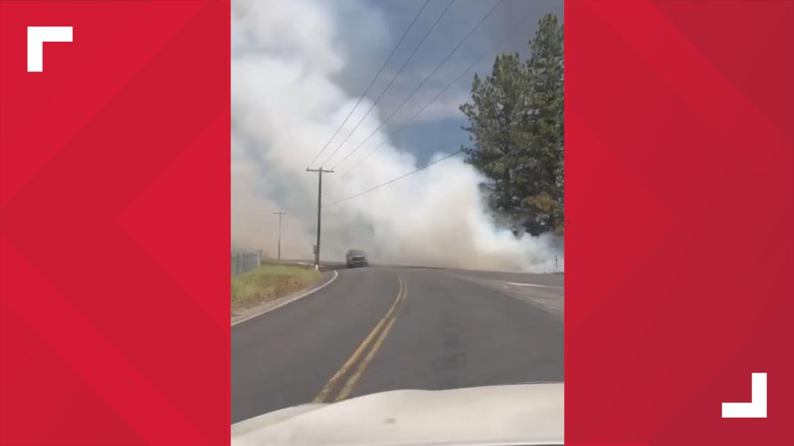 Crews say 18 acre brush fire burning near Chattaroy 100% contained ...