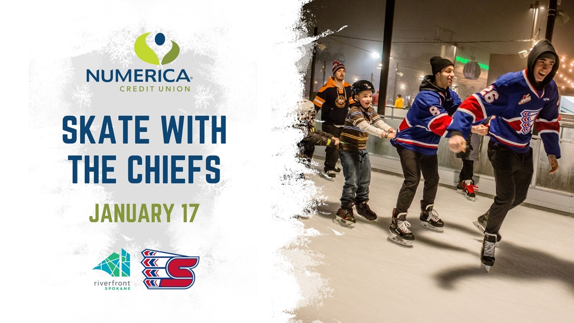 Skate with the Spokane Chiefs hockey team Tuesday, Jan. 17 | krem.com