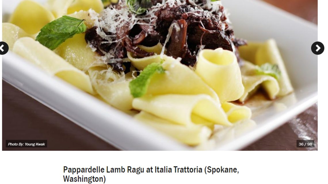 Food Network: Italia Trattoria pasta among best in the country | krem.com