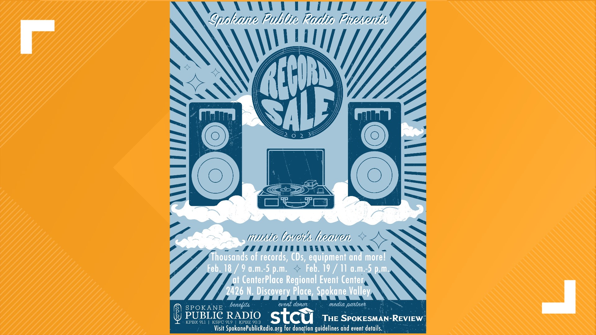 Spokane Public Radio hosting record sale fundraiser event | krem.com