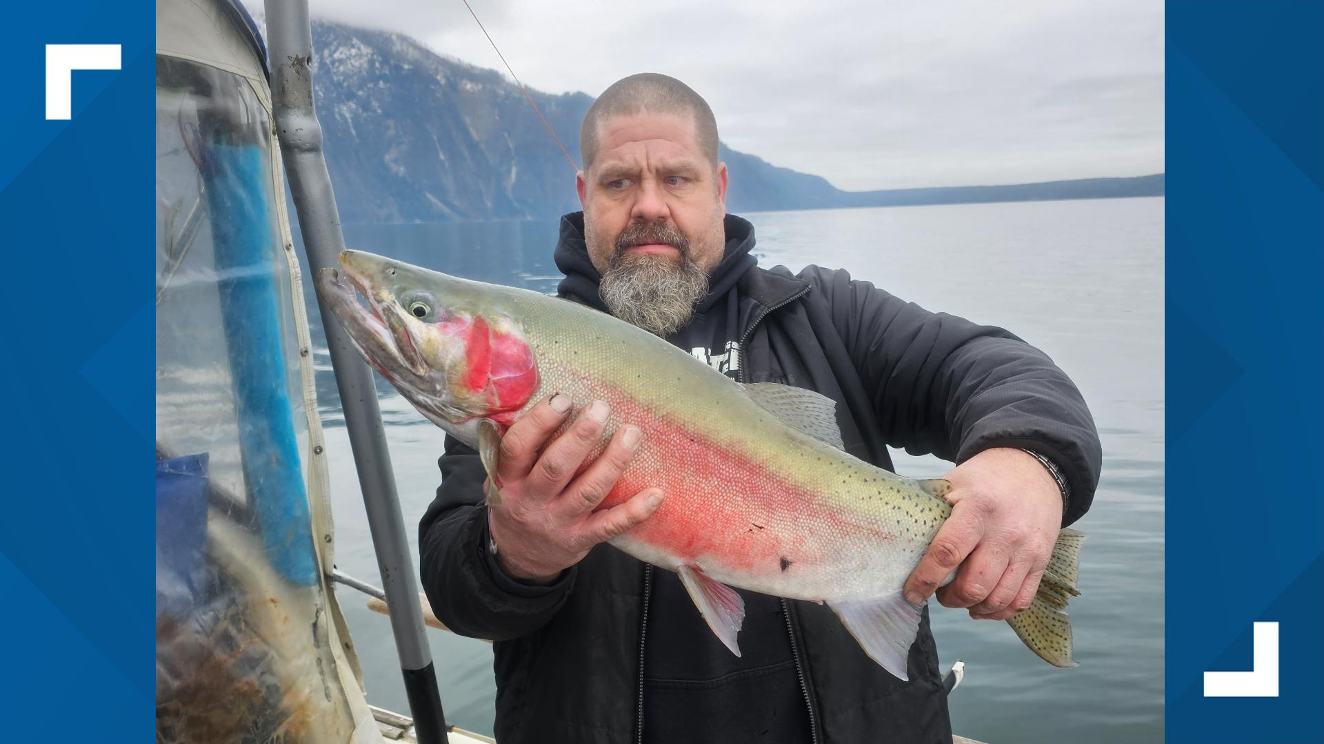 Coeur d'Alene man breaks C&R state record for cutthroat trout | krem.com