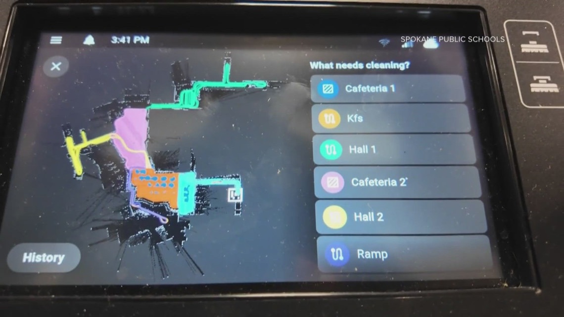 Robot custodians introduced at Spokane Public Schools | krem.com