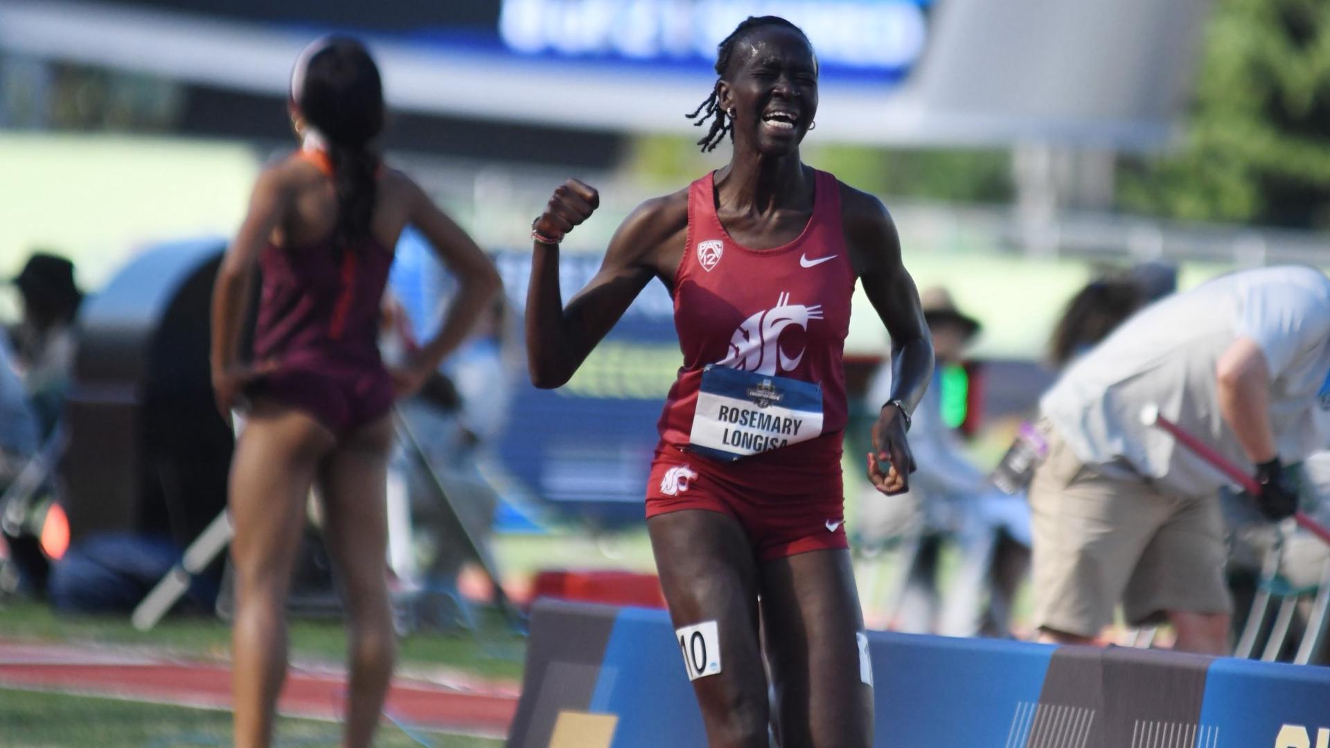 WSU's Rosemary Longisa wins 1500m national championship | krem.com