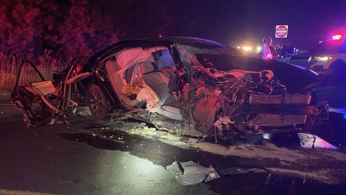 WSP: 13-year-old passenger in north Spokane wrong-way crash has broken ...