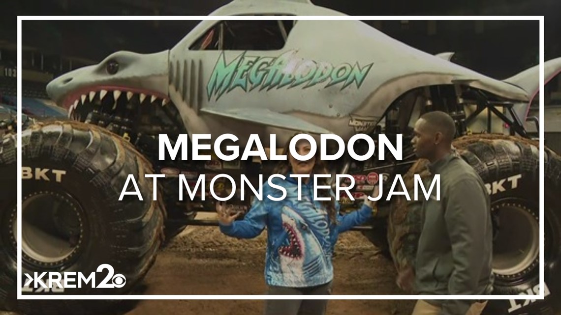 Catching up with the driver of Megalodan at Monster Jam | krem.com