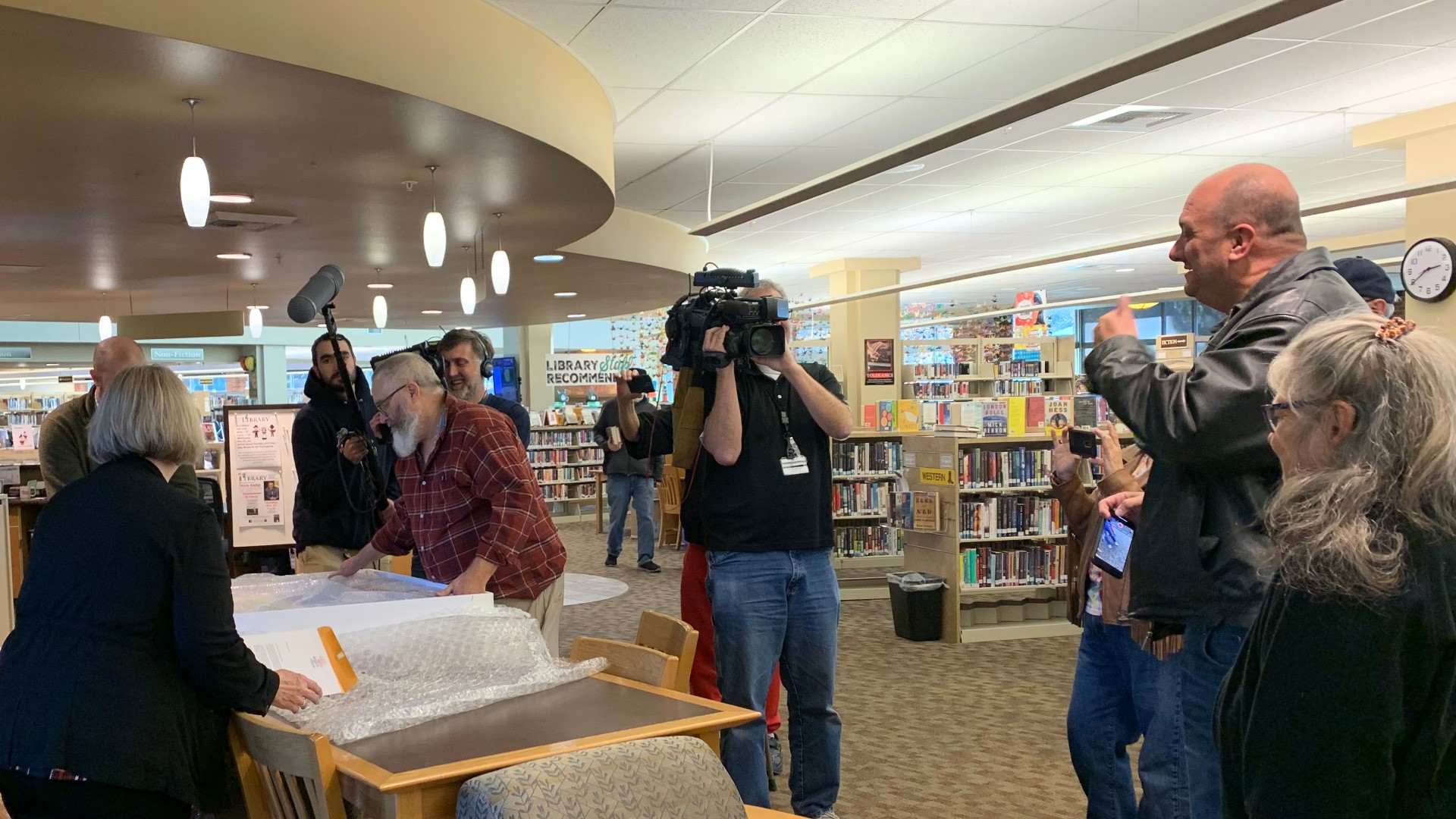 Giant children's book from Colbert arrives in Coeur d'Alene | krem.com