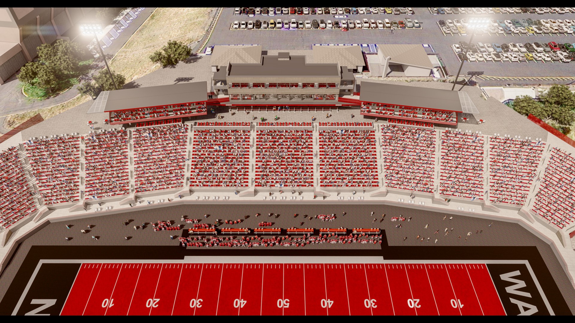 EWU releases renderings of renovations to football stadium | krem.com