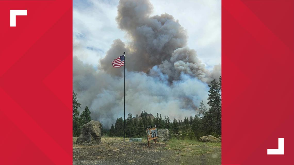 Evacuations lifted near Spokane airport wildfire | krem.com