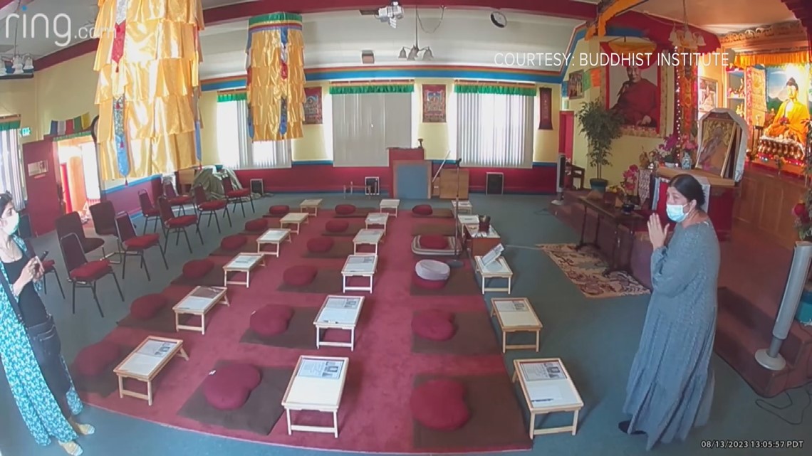 Thieves use diversion to rob Spokane Buddhist temple | krem.com