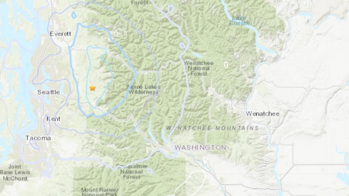 3.8 magnitude earthquake shakes near Seattle | krem.com