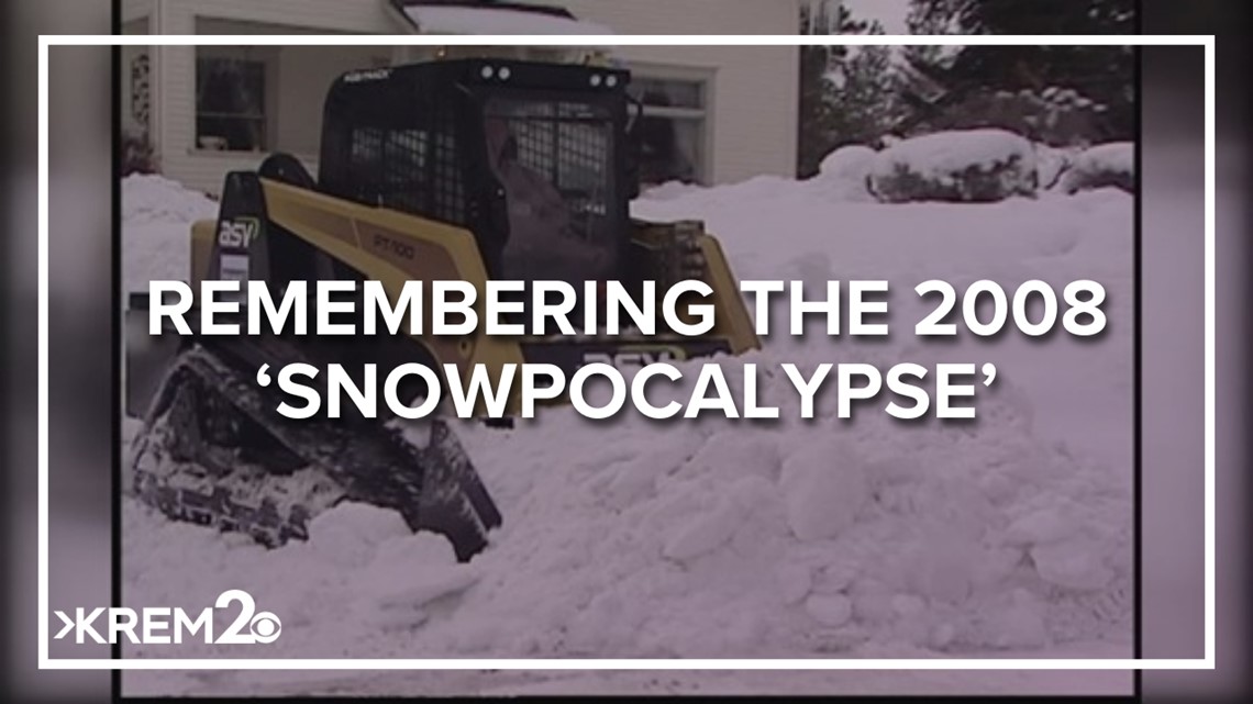 Remembering the 2008 'Snowpocalypse' in Spokane | krem.com